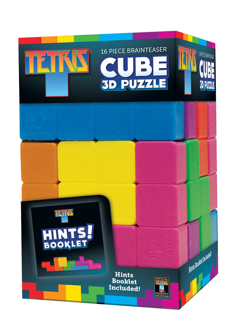 Tetris Brainteaser Cube, MasterPieces | Puzzle Warehouse Tetris Brainteaser Cube, MasterPieces | Puzzle Warehouse